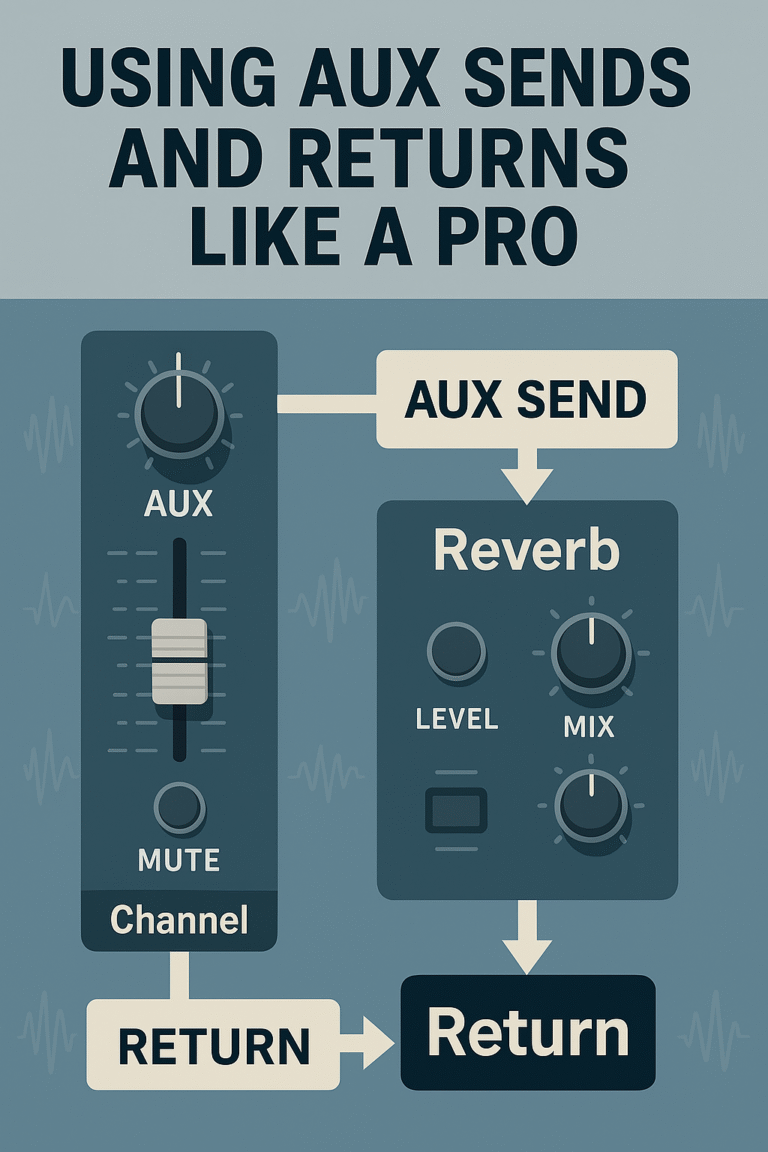 Using Aux Sends and Returns Like a Pro - Audio Mixer